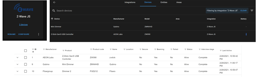 Z Wave JS Integration Missing Device And Entities Z Wave Home