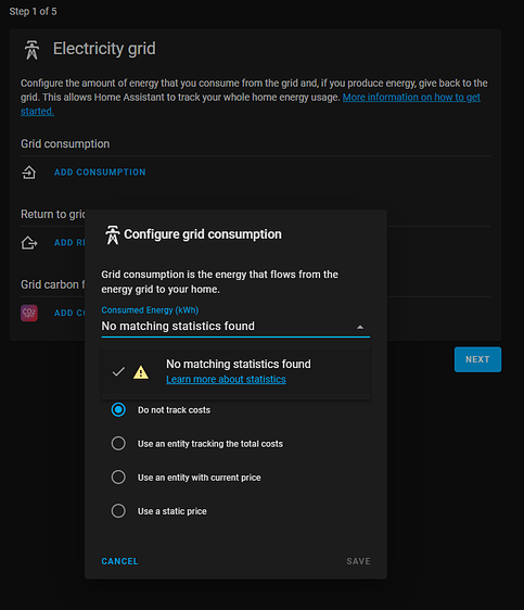 MQTT Sensor No Matching Statistics Found On Energy Configuration