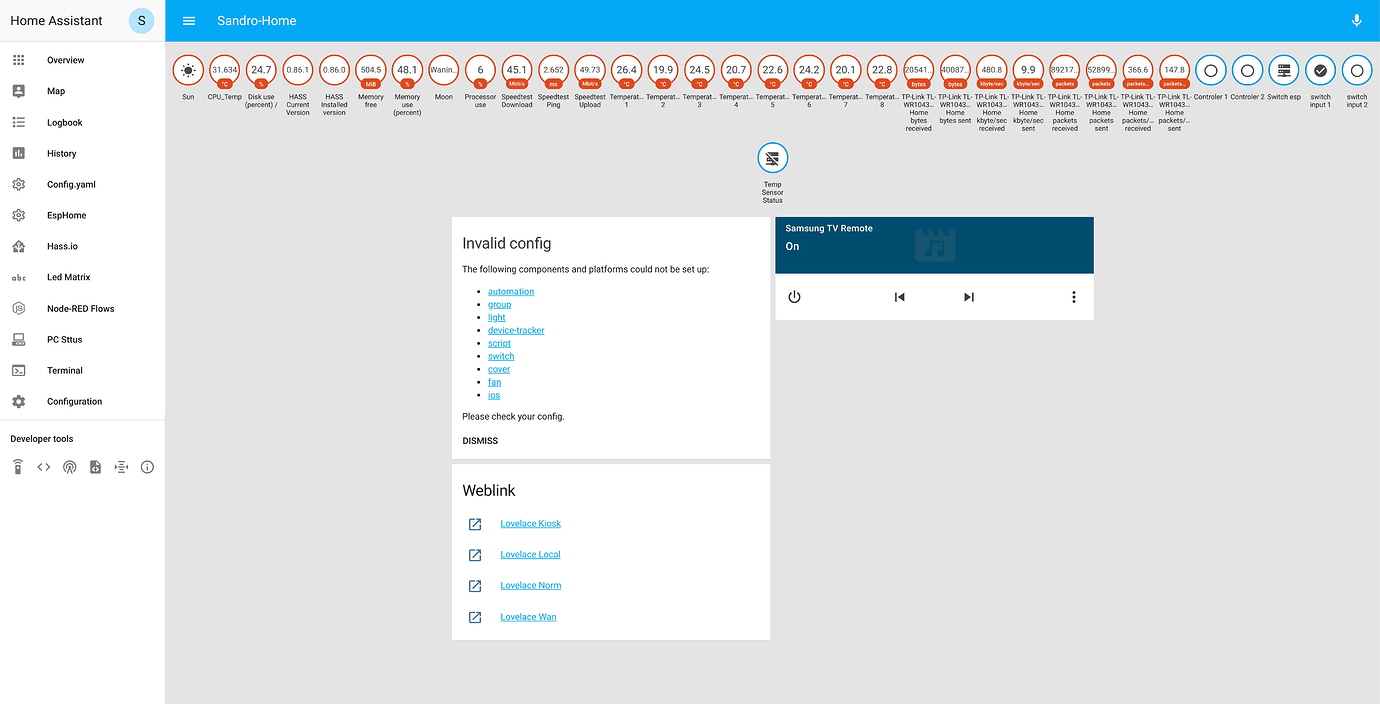 Invalid Config After Upgrade To 0 86 0 Configuration Home
