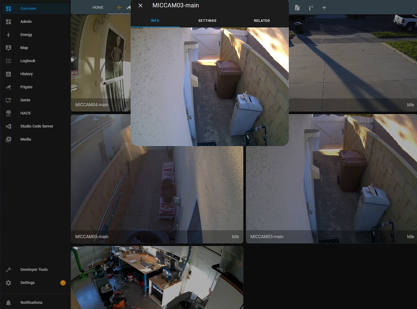 Camera UI Behavior Changed After 2022 11 Frontend Home Assistant