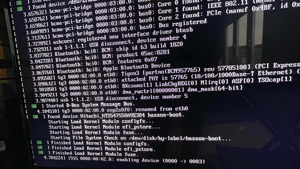 Newly Installed Generic X86 64 On Mac Mini Boot Hangs During Startup