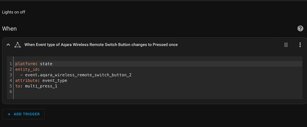 Triggering Automation When State Doesn T Change Aqara Wireless Switch