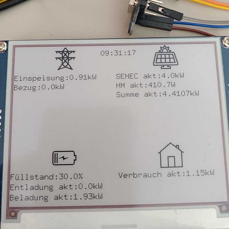 ESP32 Energy Display REST Call To Energy Dashboard Dashboards