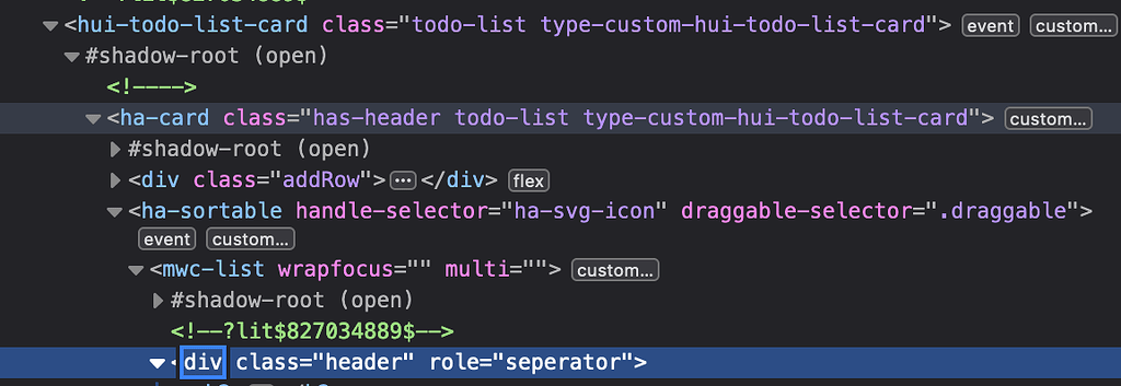 Card Mod Themes And Lovelace YAML Mode Not Sure How To Select A Class