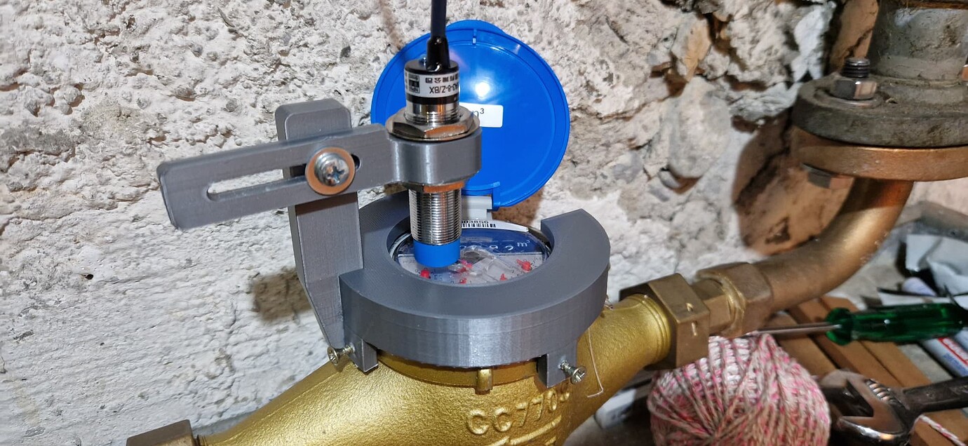 Build A Water Meter With ESPHome And Proximity Sensor No Soldering
