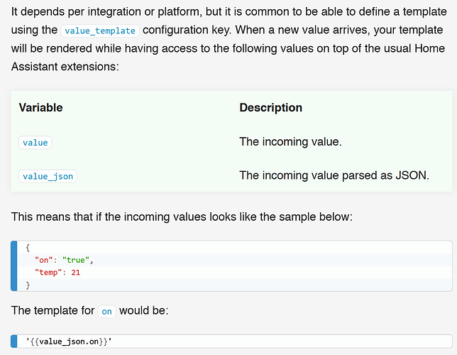 MQTT Value Template And Value Json Understanding Configuration Home