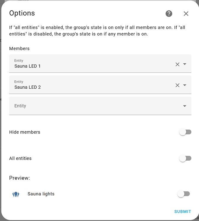 How Can I Create A Light Group Programmatically Configuration Home