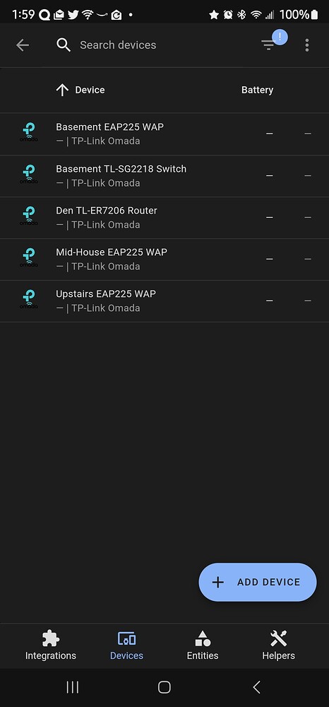 Integration For TP Link Omada System Feature Requests Home