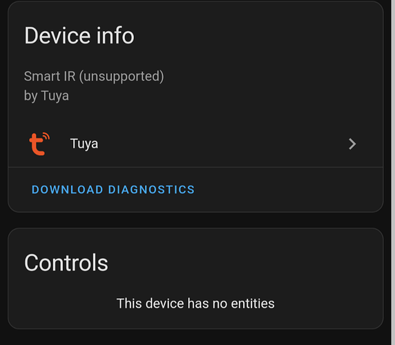 Tuya Devices Do Not Show Up Controls In Home Assistant Third Party