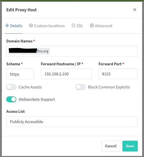 Nginx Proxy Manager And Fritz Box Port Forwarding Configuration