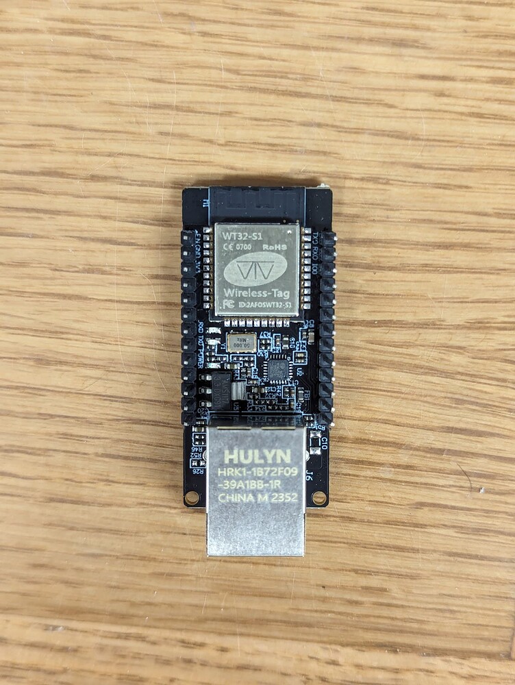 How I Installed ESPHome On The Wt32 Eth01 Hardware Home Assistant