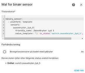 Trying To Make A Helper Template Occupancy Sensor But Something S