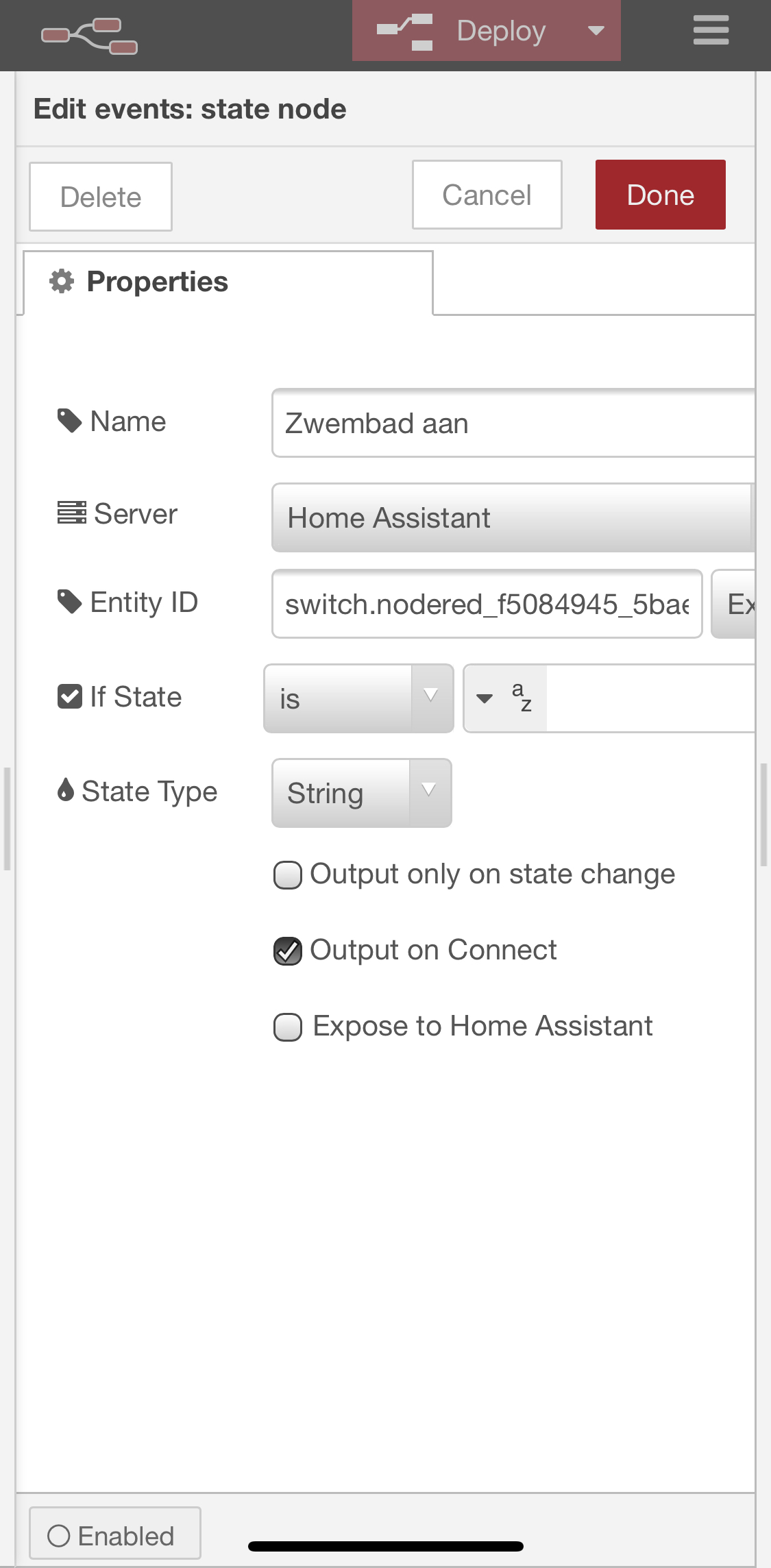 Power On State Node Red Node RED Home Assistant Community