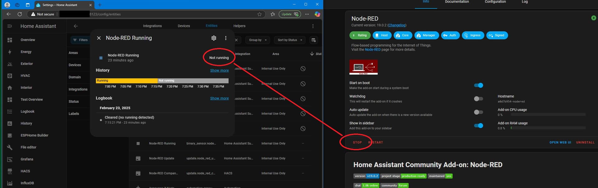 Node Red 19 0 2 Crashes UnhandledPromiseRejection Node RED Home
