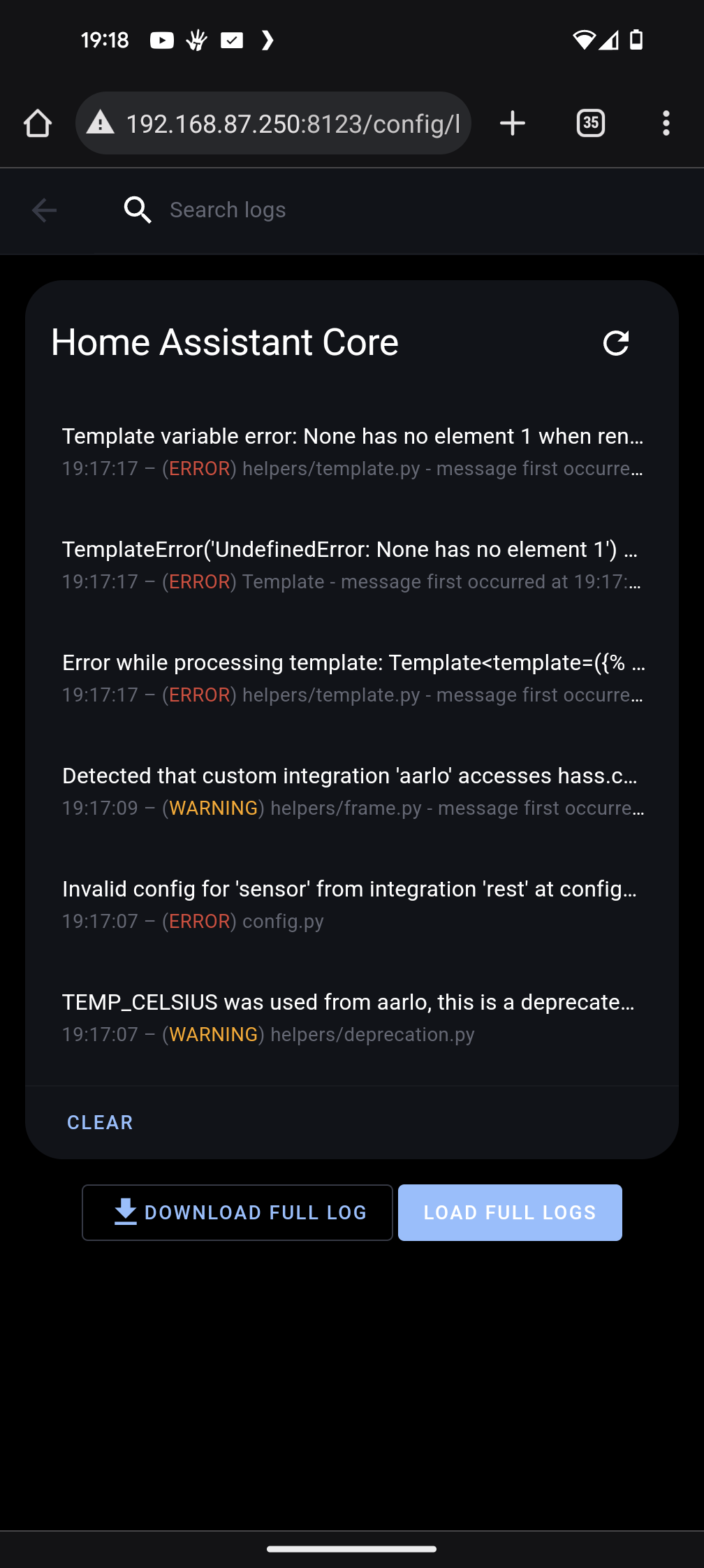 Tautulli REST End Point And Custom Button Card Dashboards Frontend