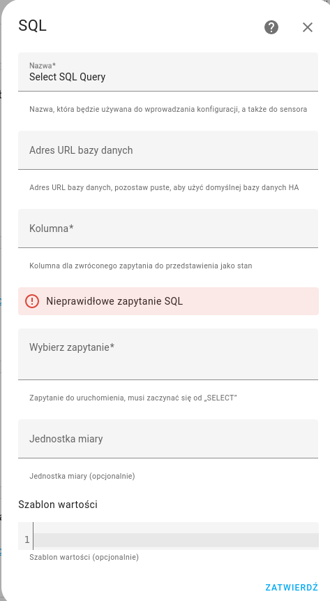 Issue When Adding More Then One SQL Sensor Configuration Home