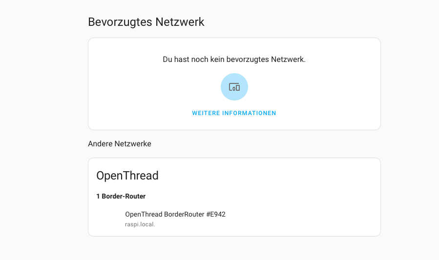 Using Matter And Thread In A Dockerized HA Instance Matter Thread