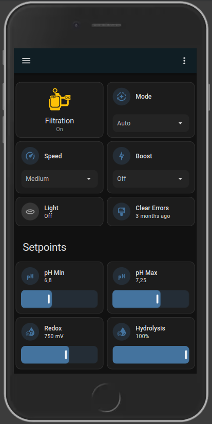 HA NeoPool MQTT Integration Of Tasmota NeoPool For Sugar Valley