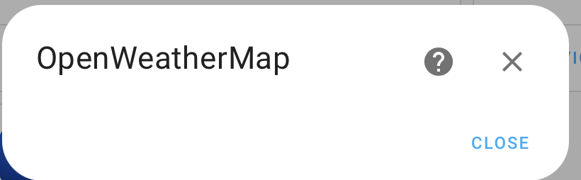 Can T Add OpenWeatherMap Integration Configuration Home Assistant