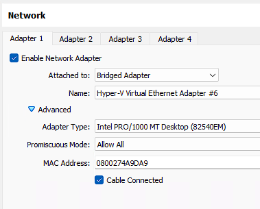 Tutorial Multiple VLAN For Windows Hosting HA In Virtualbox