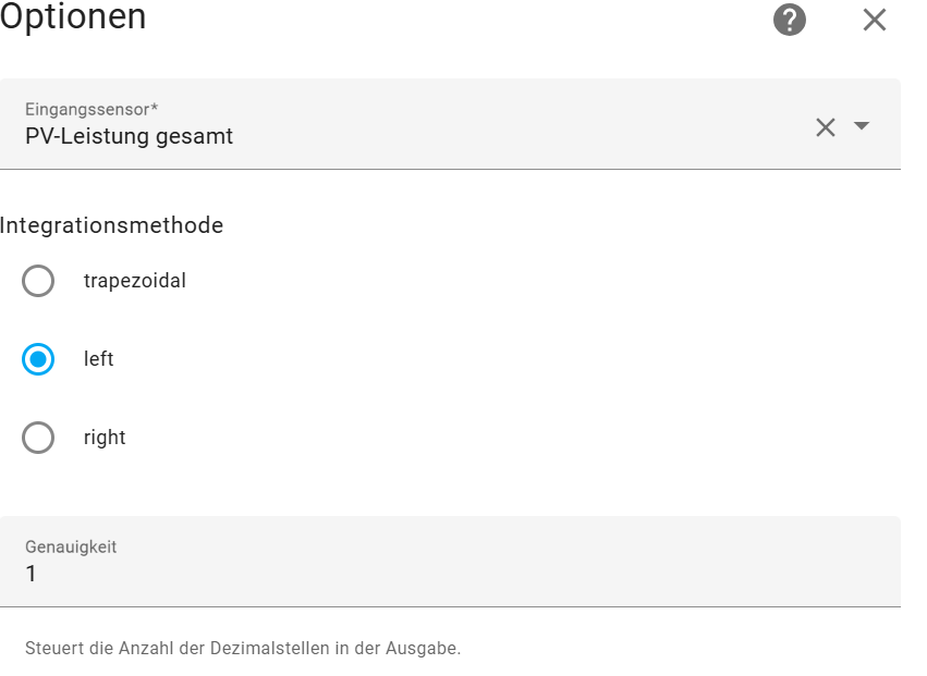 Riemann Integral Creates Wrong Results Configuration Home Assistant