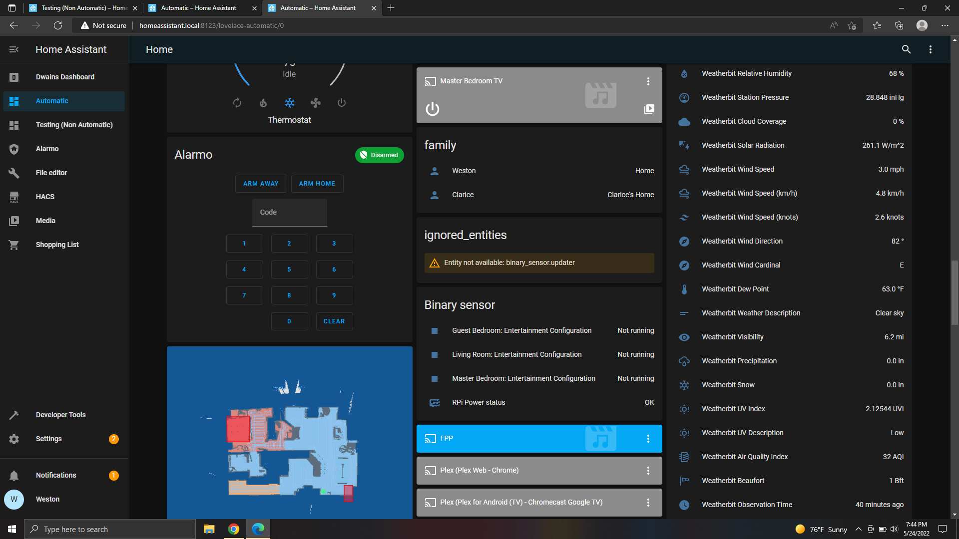 Binary Sensor Updater Is Showing Up On The Autocreated Dashboard