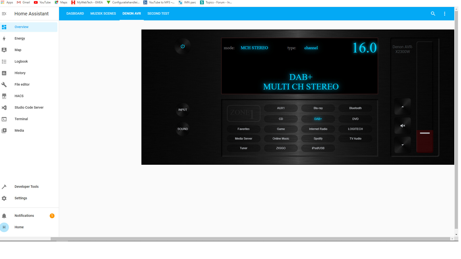 Denon AVR Buttons Configuration Home Assistant Community