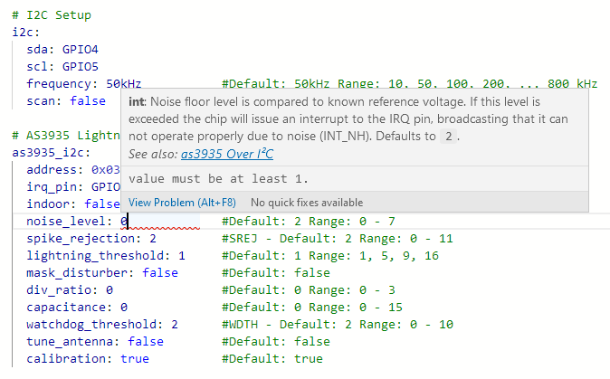 As Lightning Sensor Some Possible Coding Issues Esphome Home
