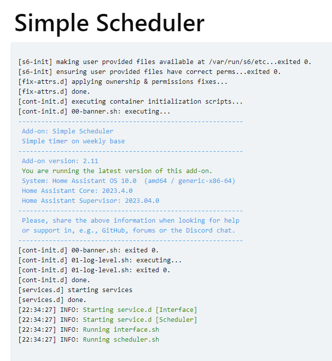 Simple Scheduler Addon Share Your Projects Home Assistant Community
