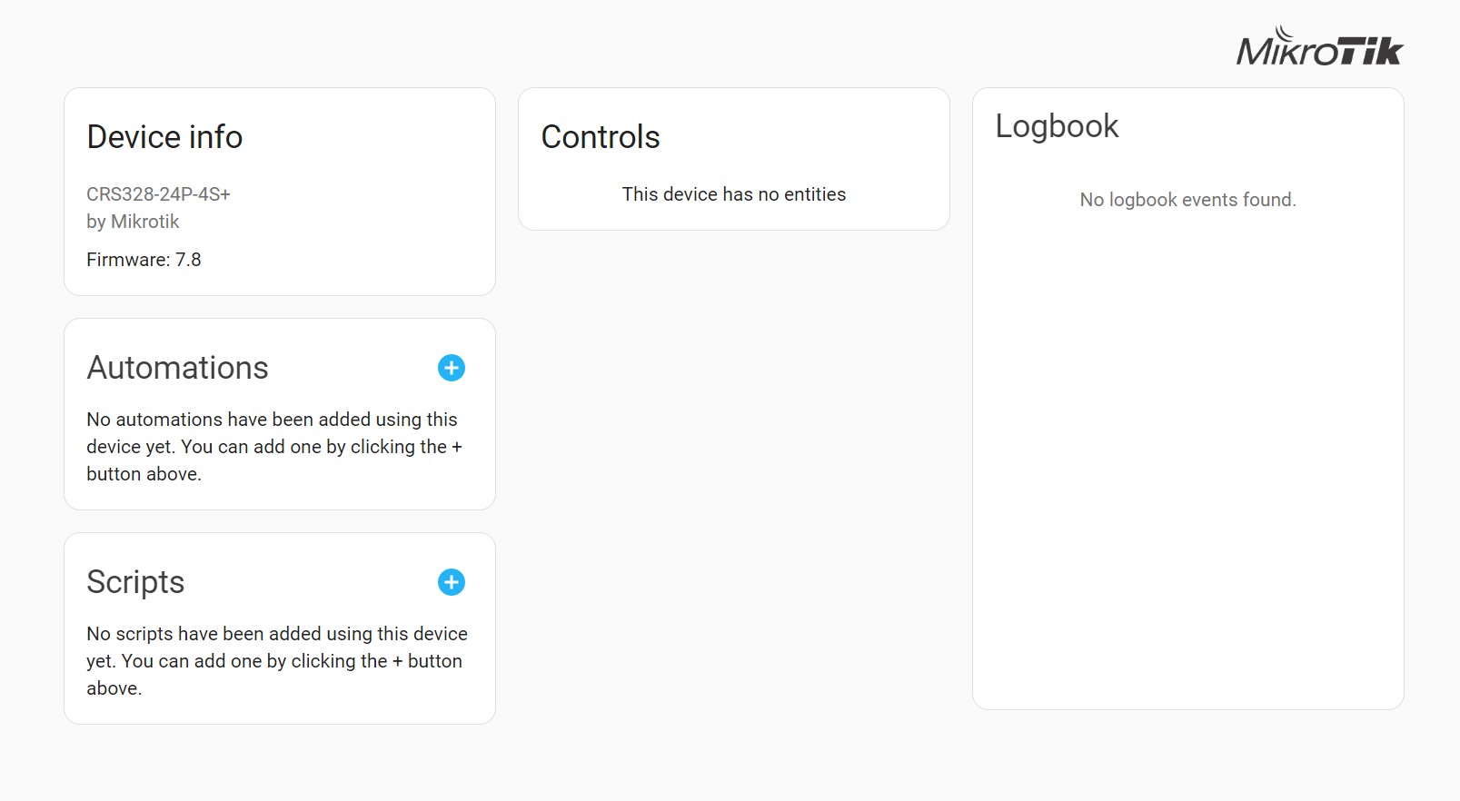Mikrotik Integration Not Working Configuration Home Assistant Community