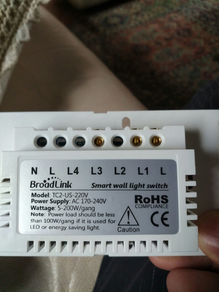 Electric installation of a Broadlink TC2 - Hardware - Home Assistant ...