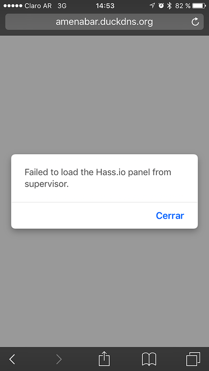 Failed to load the hassio panel from supervisor - Home Assistant OS - Home Assistant Community