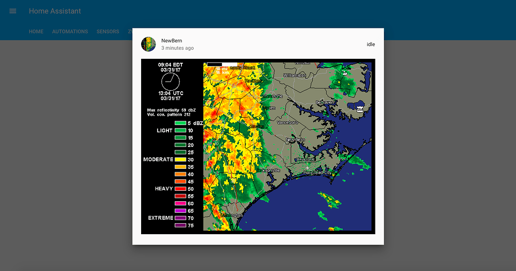 Add an active Weather Radar Map - Share your Projects! - Home Assistant ...