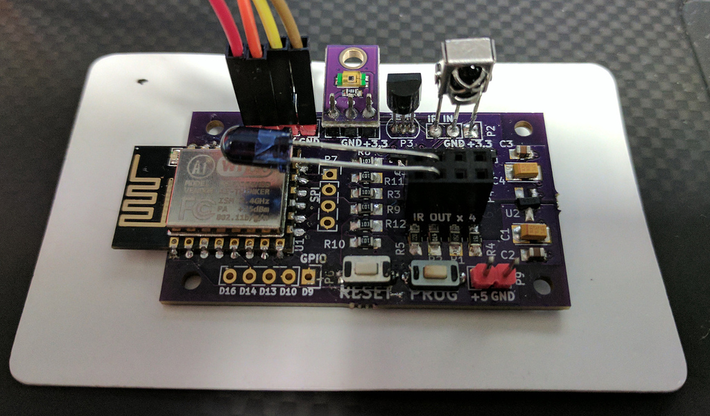 IR In, IR Out, Temp and Ambient light with esp8266 - Share your ...
