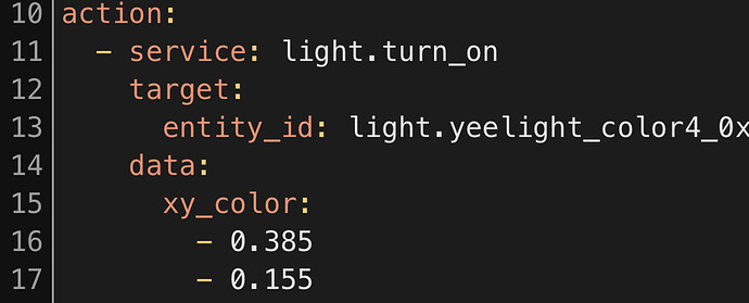 Yeelight: Turn on directly with desired color or flow - Feature ...