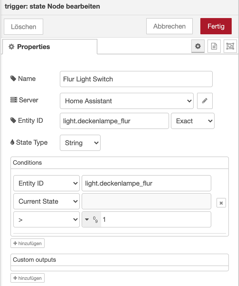 Node Red change trigger state from binary sensor - Node-RED - Home Assistant Community