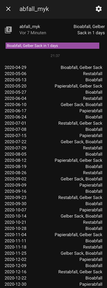 Waste Collection Schedule Framework - Custom Integrations - Home ...