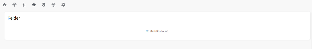 Statistics Graph Card - no statistics found - Configuration - Home ...