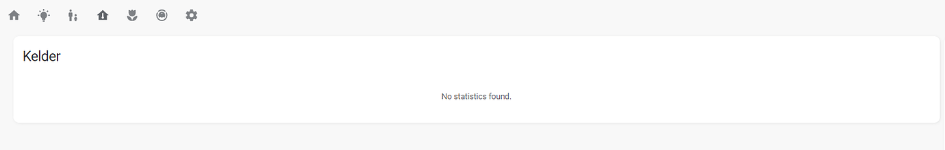 Statistics Graph Card - no statistics found - Configuration - Home ...