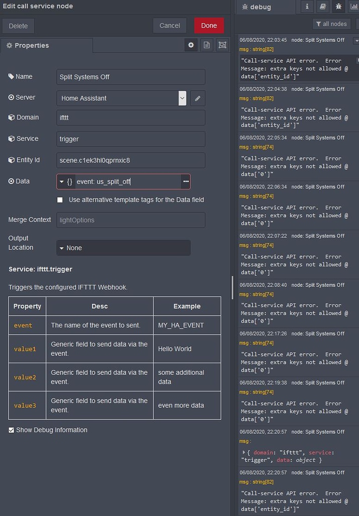 Regarding Node-RED and IFTTT Triggers - Node-RED - Home Assistant Community