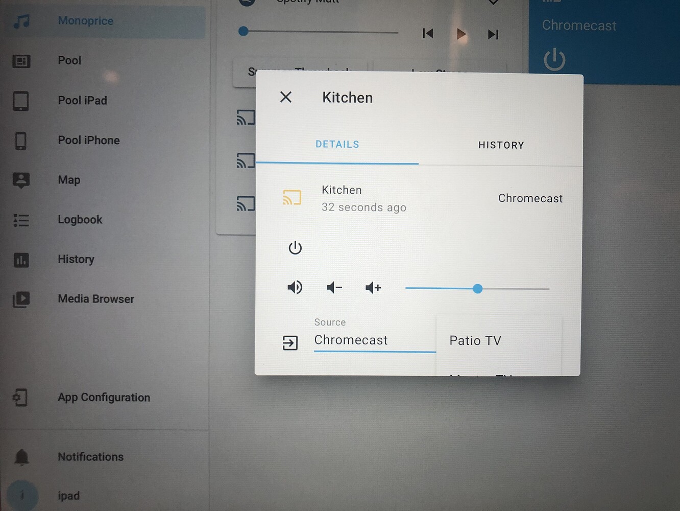Drop down behind modal box on ipad - Frontend - Home Assistant Community