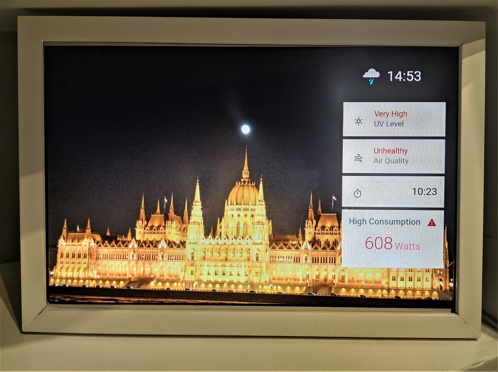 DIY Interactive Photo Frame with Pop Up Cards, Music, Camera Feeds etc ...