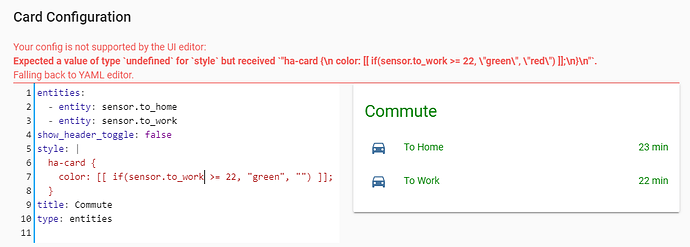 Entities Card Custom Colour Based On State Configuration Home Assistant 