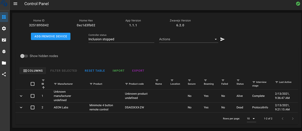 Aeon Labs Minimote with zwave js? - Z-Wave - Home Assistant Community