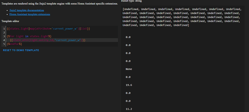 Jinja template for iterating entities and summing an attribute ...