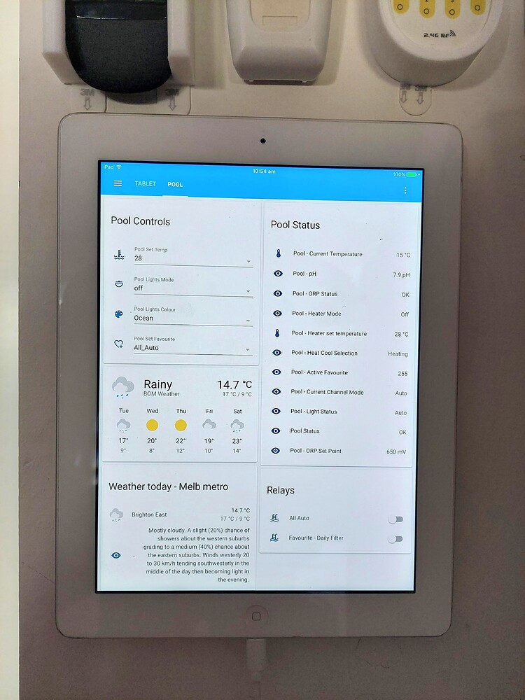 Rest Sensor receiving JSON - Astralpool - connectmypool.com.au ...