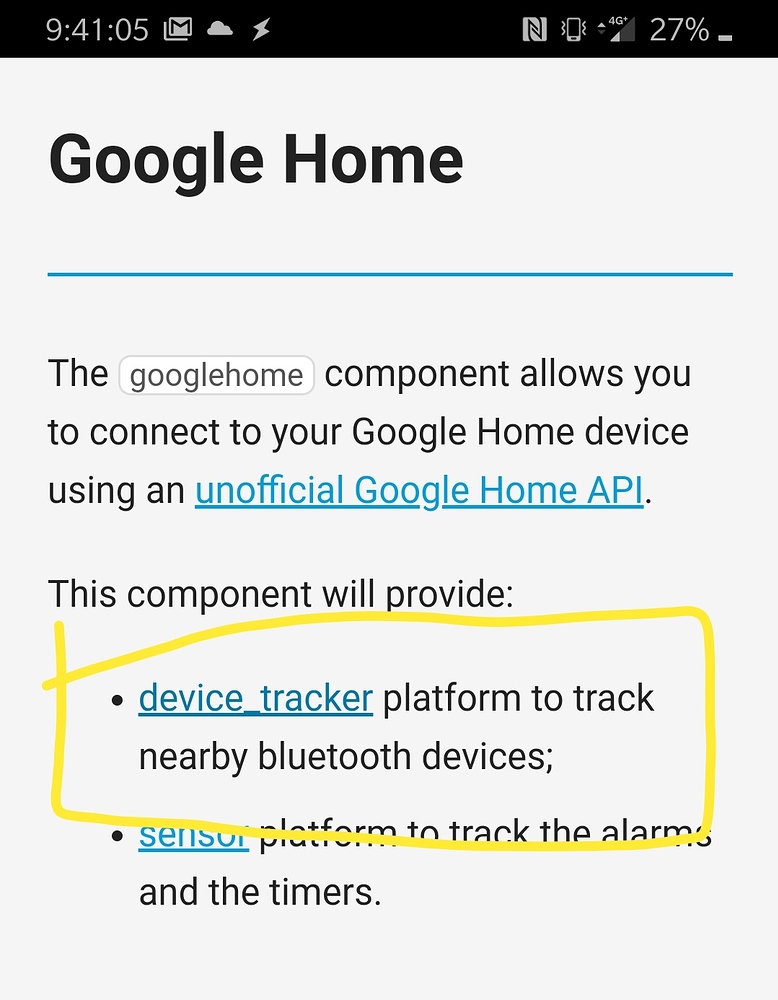 New Google Home device tracker Component - Introduced in HA 0.83 - Page ...