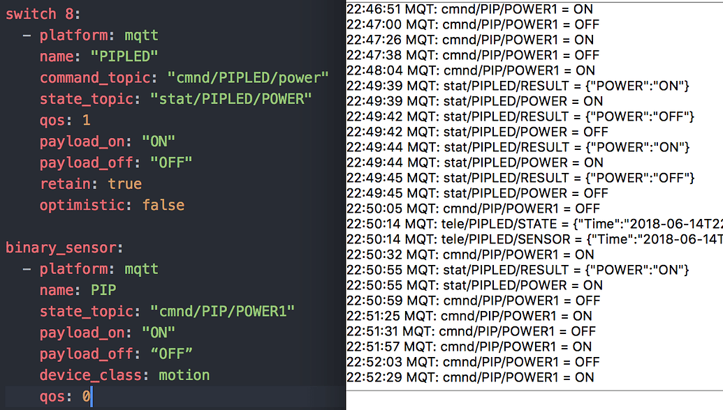 Sonoff basic Tasmota PIR two separate devices in HA - Configuration - Home Assistant Community