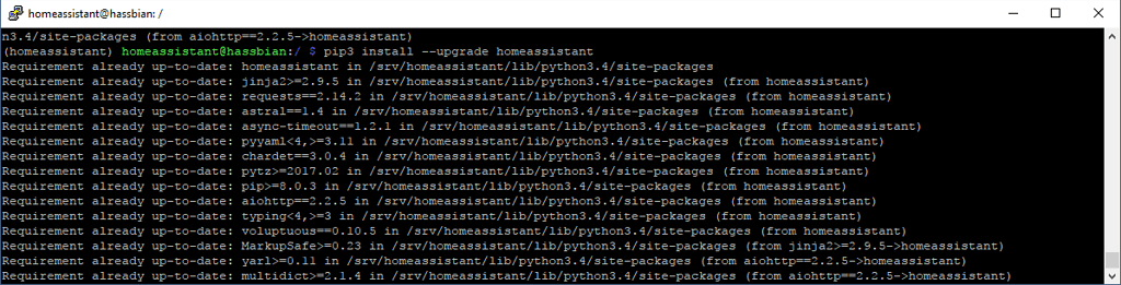 The hass don't updating - Configuration - Home Assistant Community