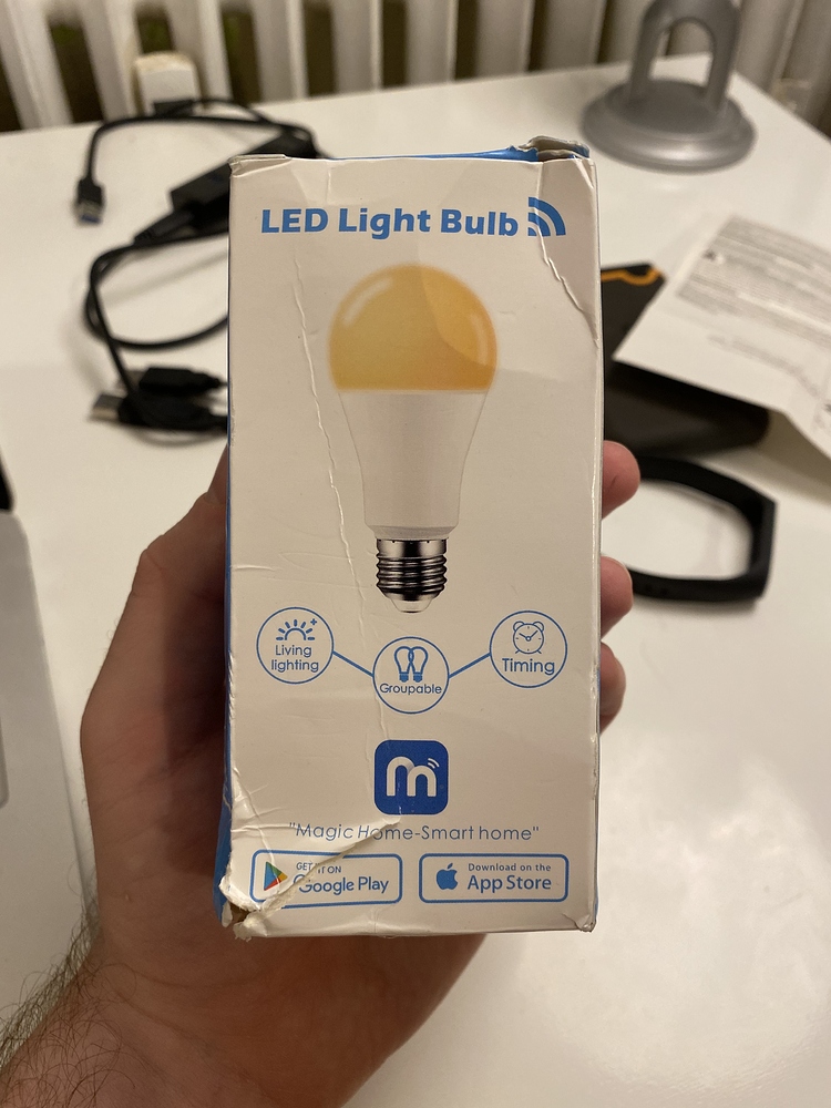 "LED Light bulb" with Magic Home app" integration? - Configuration ...